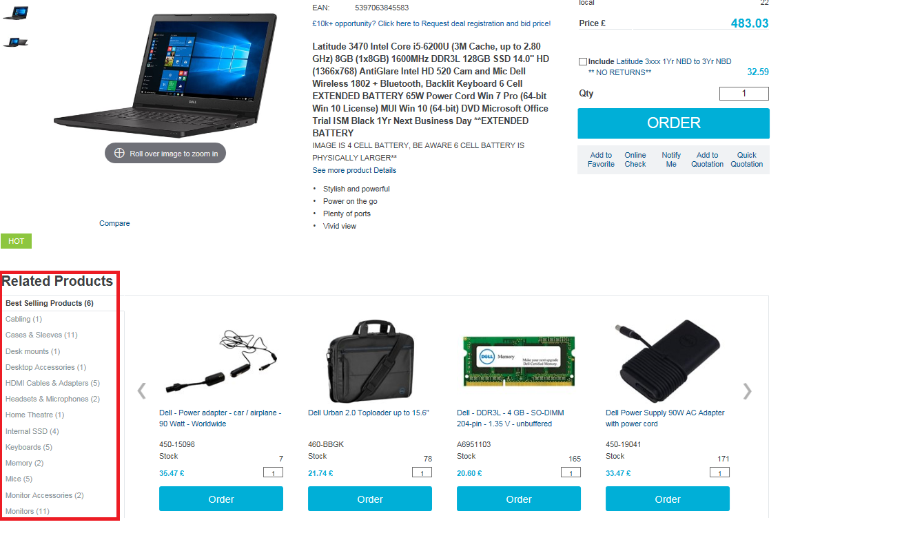 Services and Support - E-Business